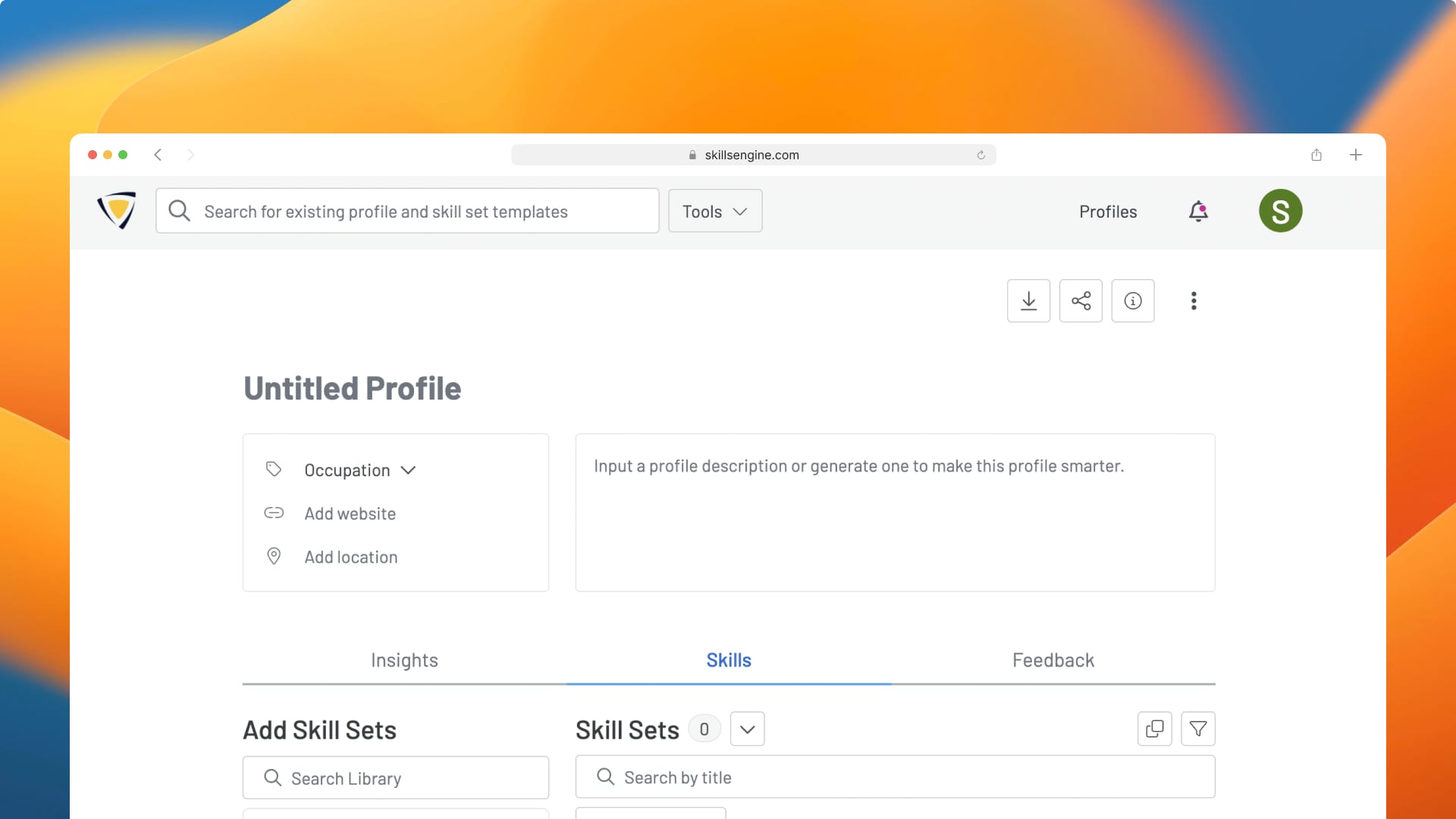 Building Skill Profiles